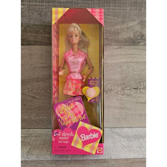 Mattel | Toys | Vintage 9s Barbie Make A Valentine Doll Mattel Special ...